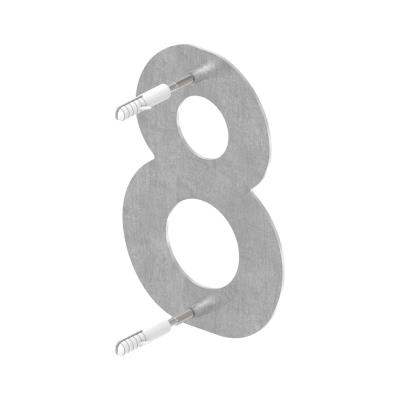 040-HN-8 - nerezová číslica 8, číslo na dom, výška 155 mm ...