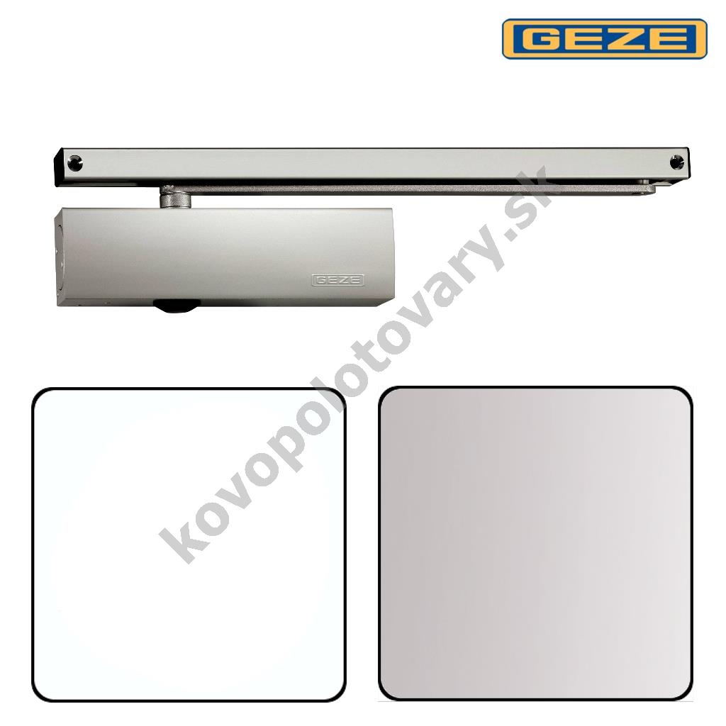 GEZE TS 3000 V - zatvárač dverí s klznou lištou, pre dvere do šírky ...