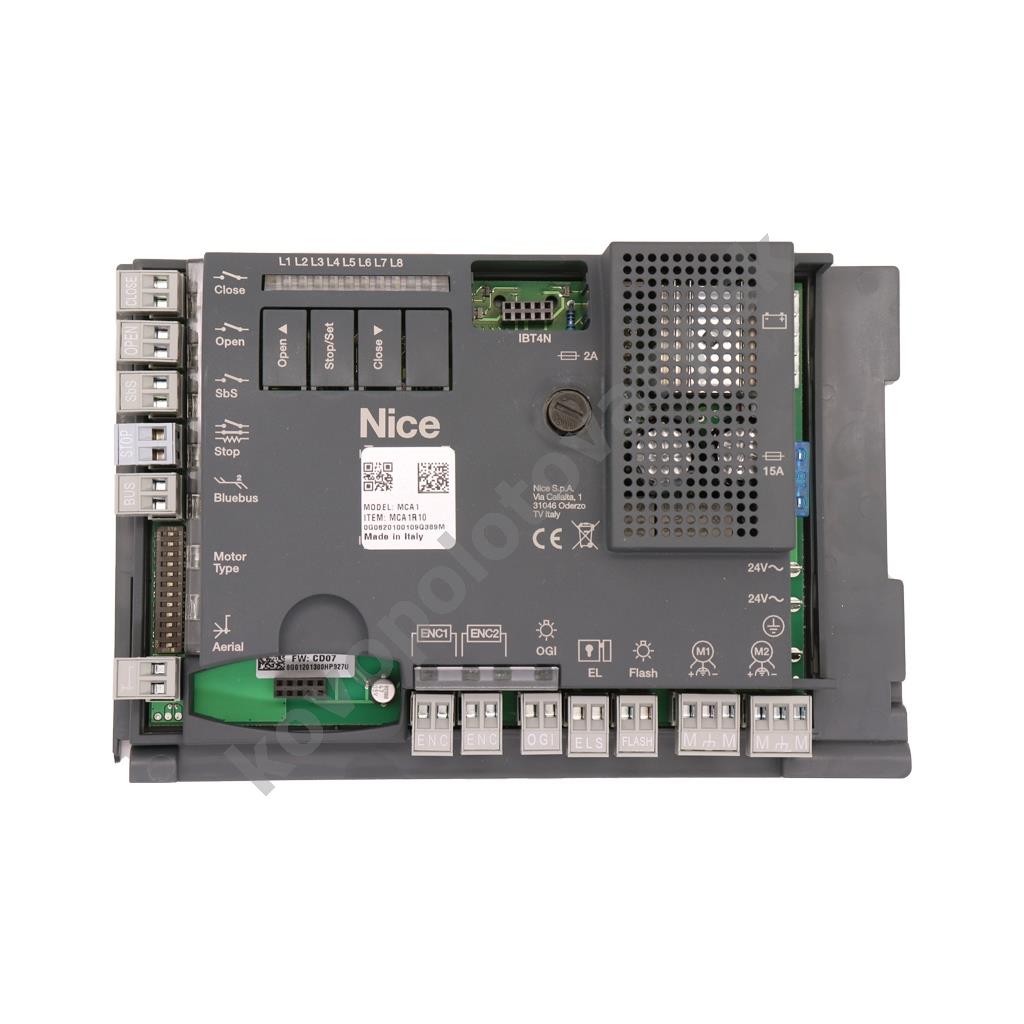 Nice MCA1 R10 - riadiaca jednotka pre 24V pohony Nice s enkodérom, pre ...